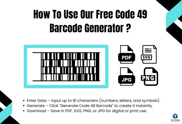 Code 49 Barcode Generator