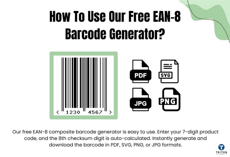 EAN 8 Barcode Generator