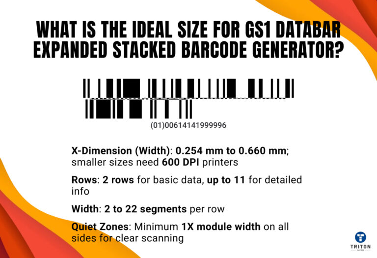GS1 DataBar Expanded Stacked Barcode