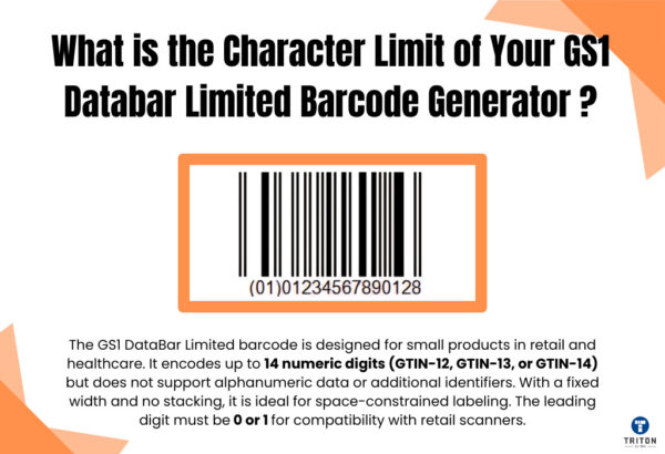 GS1 Databar Limited Barcode Generator