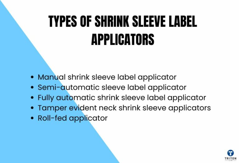 Types of Shrink Sleeve Label Applicators